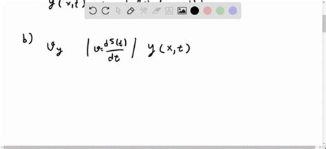 SOLVED Speed Of Propagation Vs Particle Speed A Show That Eq May Be Written As Y X