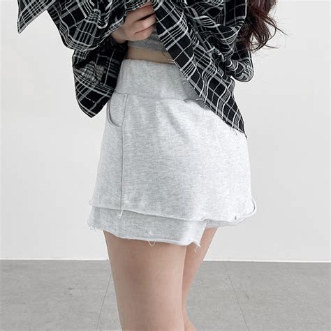 리비노 꾸안꾸 밴딩 치마바지 3color 위시버킷