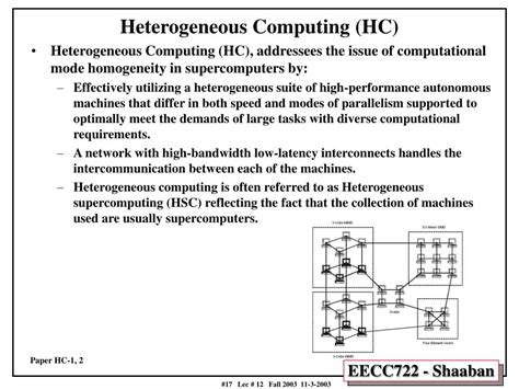 Ppt Heterogeneous Computing Hc And Micro Heterogeneous Computing Mhc
