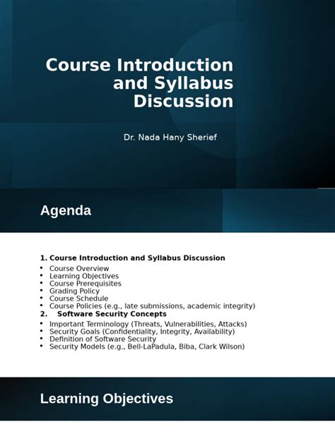Lecture 1 Introduction And Software Security Concepts Pdf