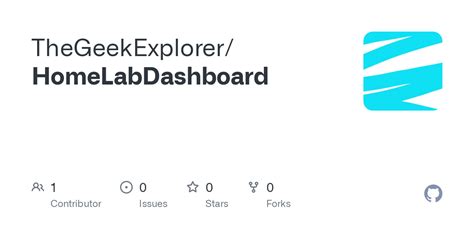 Github Thegeekexplorer Homelabdashboard