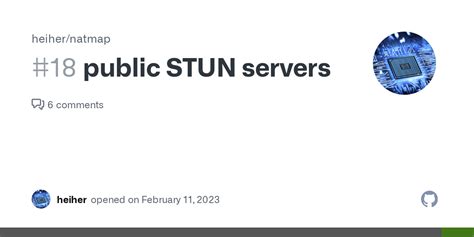 Public STUN Servers Issue Heiher Natmap GitHub