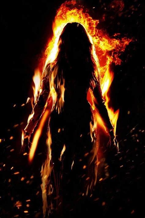 Girl Fire Art Fire Art Fantasy Fire Powers
