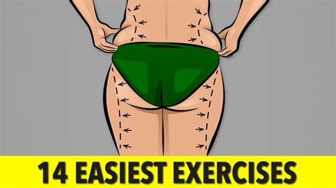 14 Easiest Exercises Lose Hip Fat And Love Handles Reduce Side Fat Youtube