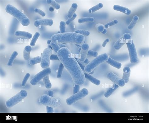 Science Background Bacteria Stock Photo Alamy