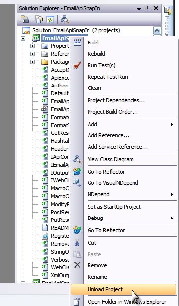 Editing Csproj Files Within Visual Studio Brian Hartsock S Blog