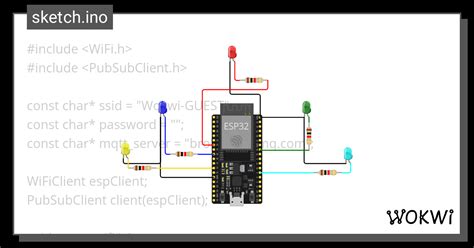 Mqtt Code Mengendalikan Motorled Wokwi Esp32 Stm32 Arduino Simulator