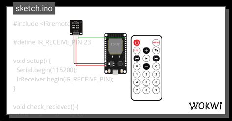 Irreceiver Wokwi Esp32 Stm32 Arduino Simulator