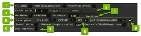 profiler window — omniverse extensions