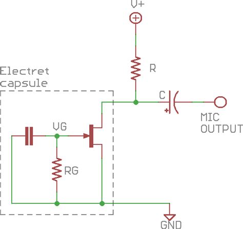 Simple Electret Microphone Circuit My Nix World