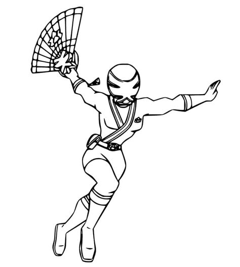 Pink Power Rangers Samurai Coloring Page Download Print Or Color