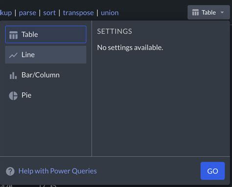 Graphing With Powerqueries Dataset Customer Portal