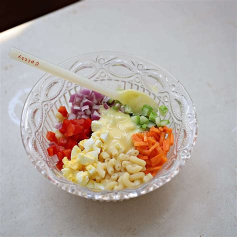 마카로니샐러드 우리의식탁 레시피 Oppskrift