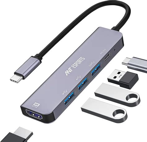 Ant Esports AEC In USB C HUB HDMI Adapter In Hub With K HDMI Port USB Ports