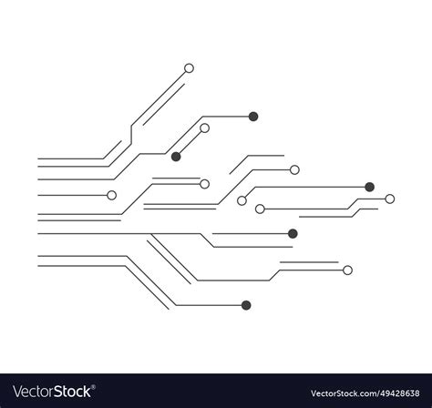 Circuit Electric Tech Royalty Free Vector Image
