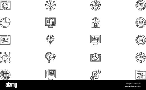 Analytics Icons High Quality Vector Icons Collection With Editable Stroke Ideal For