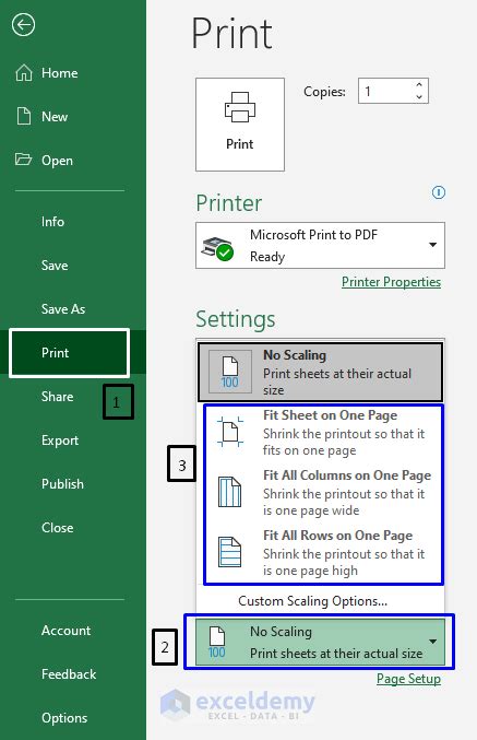 How To Print Sheet On One Page In Excel 9 Easy Ways Exceldemy