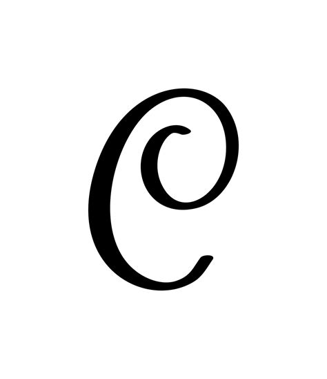 Hand Drawn Calligraphy Letter C Script Font Logo Handwritten Brush