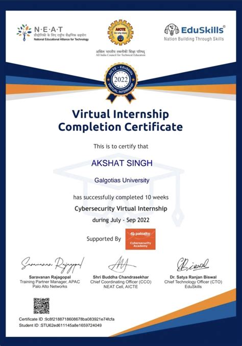 Akshat Singh On Linkedin Cybersecurityinternship Growthintech