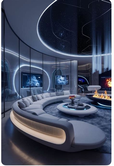 Pin By Charles Thomas On House And Home Ideas Futuristic Living Room