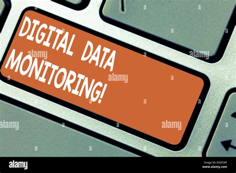 Word Writing Text Digital Data Monitoring Business Concept For Routine