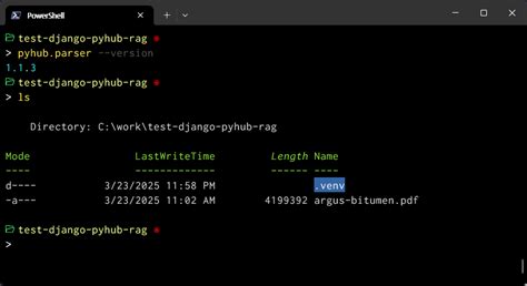 명령 한 방에 PDF 변환하기 django pyhub rag
