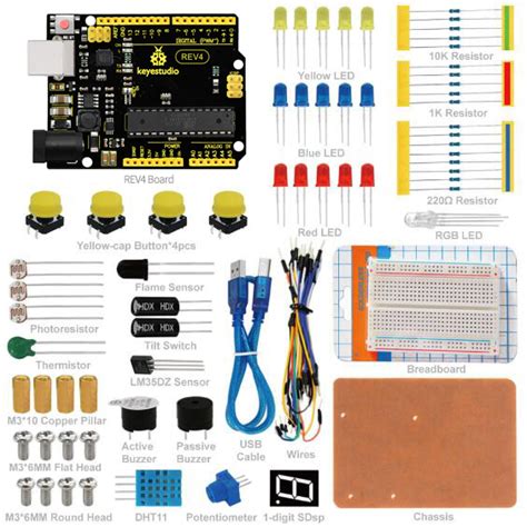 Ks Keyestudio UNO R Breadboard Kit For Arduino Keyestudio Wiki