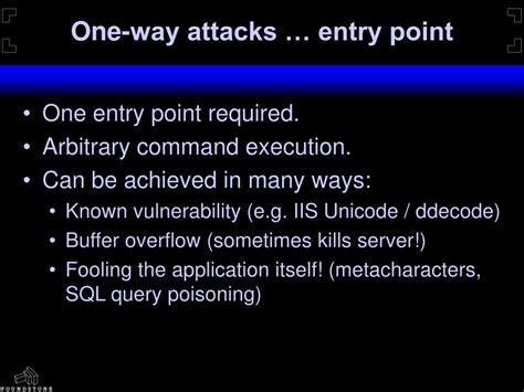 Ppt One Way Hacking Futility Of Firewalls In Web Hacking Powerpoint