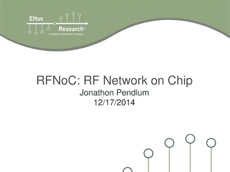 pdf rfnoc rf network on chip 18094742 rfnoc