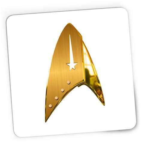 Mousepad Gaming Star Trek Communicator Badge Teleport 21x19 Cm Emaghu