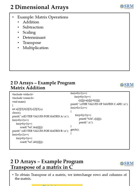 Dsa Unit1 U 5 Pdf Matrix Mathematics Determinant