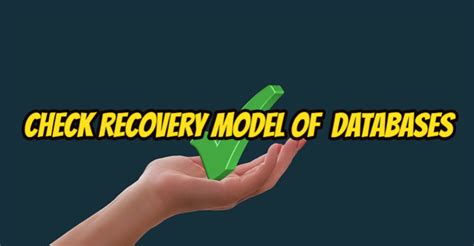 How To Check Recovery Model Of All Databases Using Policy Based