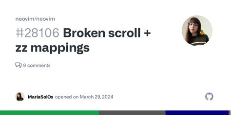 Broken Scroll Zz Mappings Issue 28106 Neovim Neovim GitHub