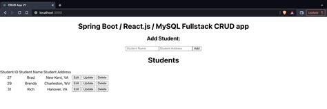 github bwhtdev crud app v1 crud practice app spring boot mysql