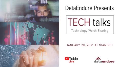 January 2021 Tech Talk Dataendure Managed Cybersecurity Its About Time