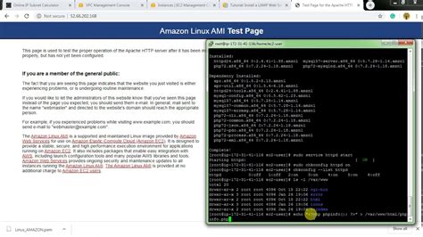 Aws Tutorial Install A Lamp Web Server With The Amazon Linux Ami