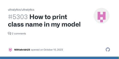 How To Print Class Name In My Model · Issue 5303 · Ultralytics