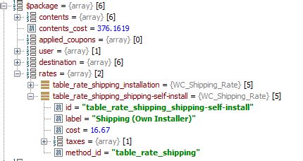 Php Select Woocommerce Chosen Shipping Method Price Stack Overflow