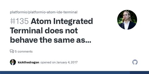 Atom Integrated Terminal Does Not Behave The Same As Windows Cmd Outside Of Atom · Issue 135