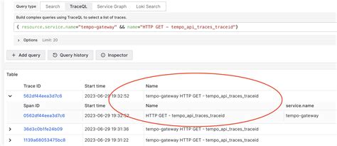 Tempo The Contents Of The Name Column In Search Results Can Be A Little Confusing · Issue