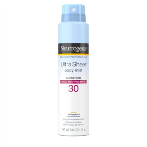 Neutrogena Ultra Sheer Sunscreen Spray 5 Oz King Soopers
