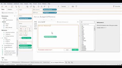 Show Difference Between 2 Fields In Tableau Youtube