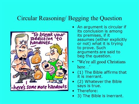 Circular Reasoning Examples In Advertising