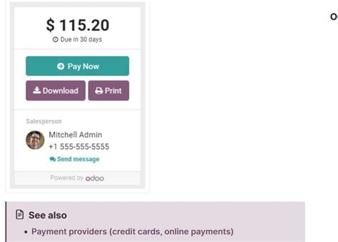 An Overview Of Odoo Accounting Online Payment Management