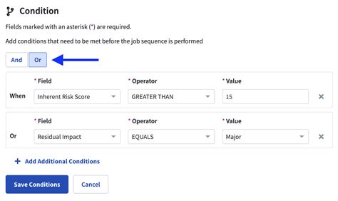 Conditionally Execute A Job Based On Fields Logicgate Help Center