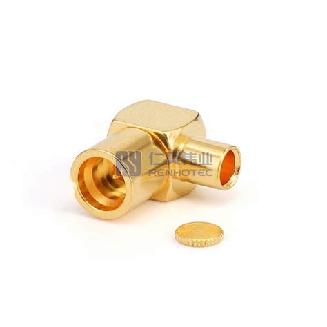 SMP Male Connector Right Angle Bend Cable 086 Series RenhotecRF