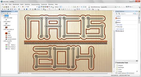 Bg Cartography Building A Logo With Arcmap