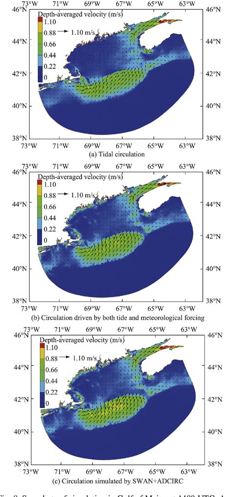 Figure 1 From Application Of Swan Adcirc To Tide Surge And Wave Simulation In Gulf Of Maine