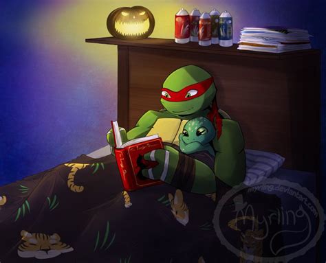 Raphael And His Daughter Irrlia Teenage Mutant Ninja Turtles Art