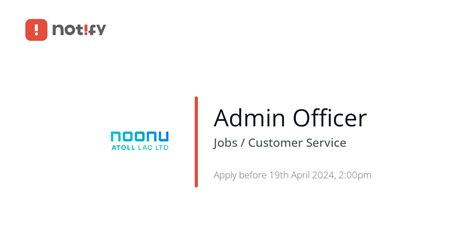 Notify — Admin Officer